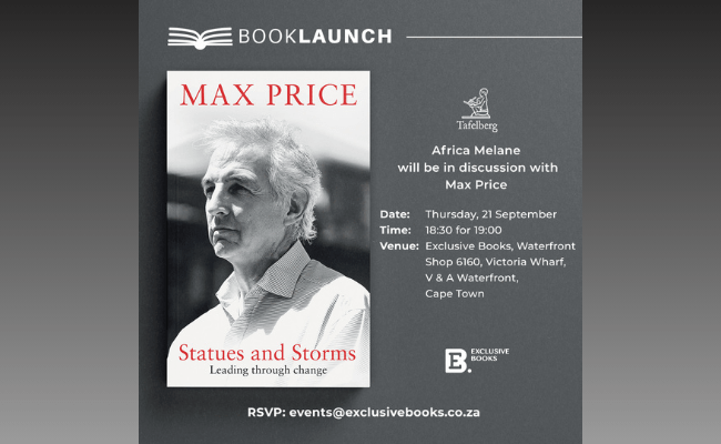 Statues and Storms: Leading through change by Max Price | Book launch ...