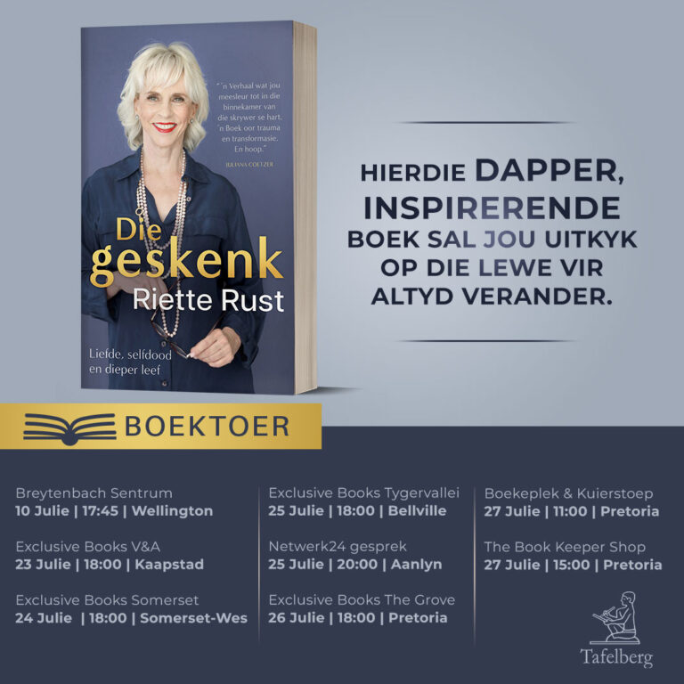 Persverklaring: Boektoer | Die geskenk deur Riette Rust - LitNet