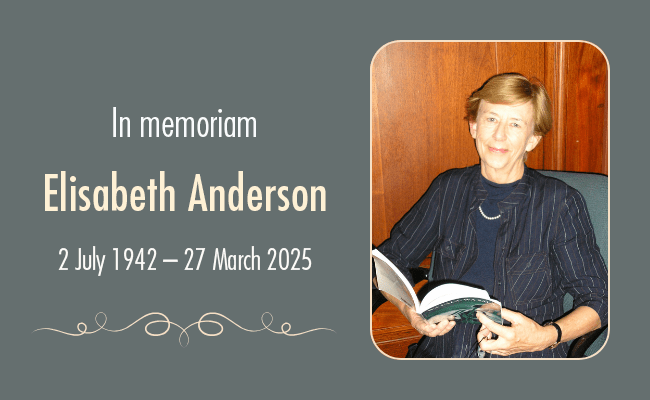 Elisabeth Anderson: A champion of books for all - LitNet